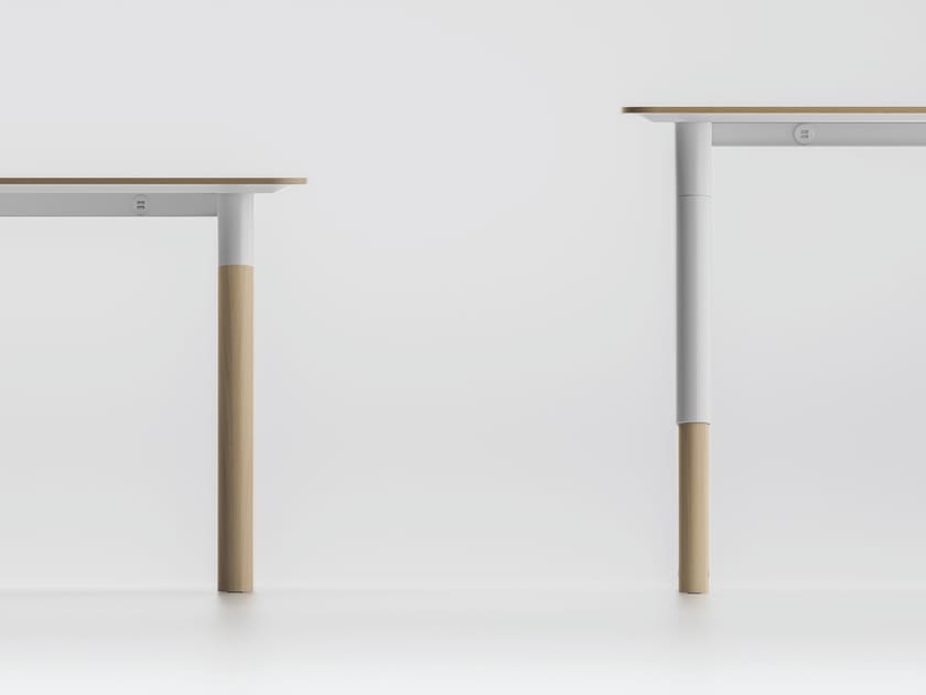 WOODS | Square meeting table Woods Collection By FANTONI