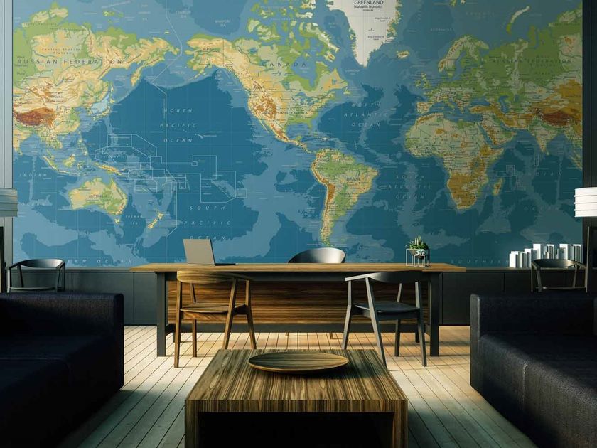 Wallpapers with map | Archiproducts