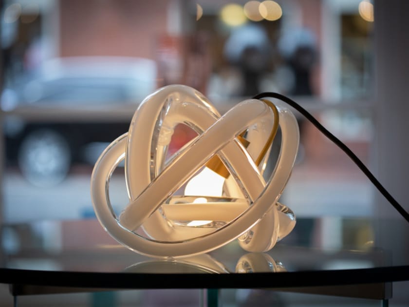 WRAP LED blown glass table lamp By SkLO | design Karen Gilbert, Paul Pavlak