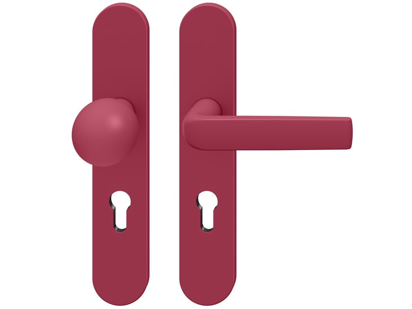 FSB 12 1267 | Door handle on back plate By FSB