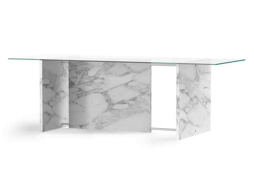 SEGMENT | Calacatta marble table By TRNK