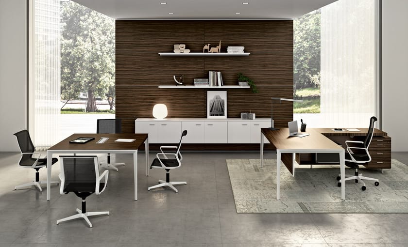 X9 | Square meeting table X9 Collection By Quadrifoglio Group