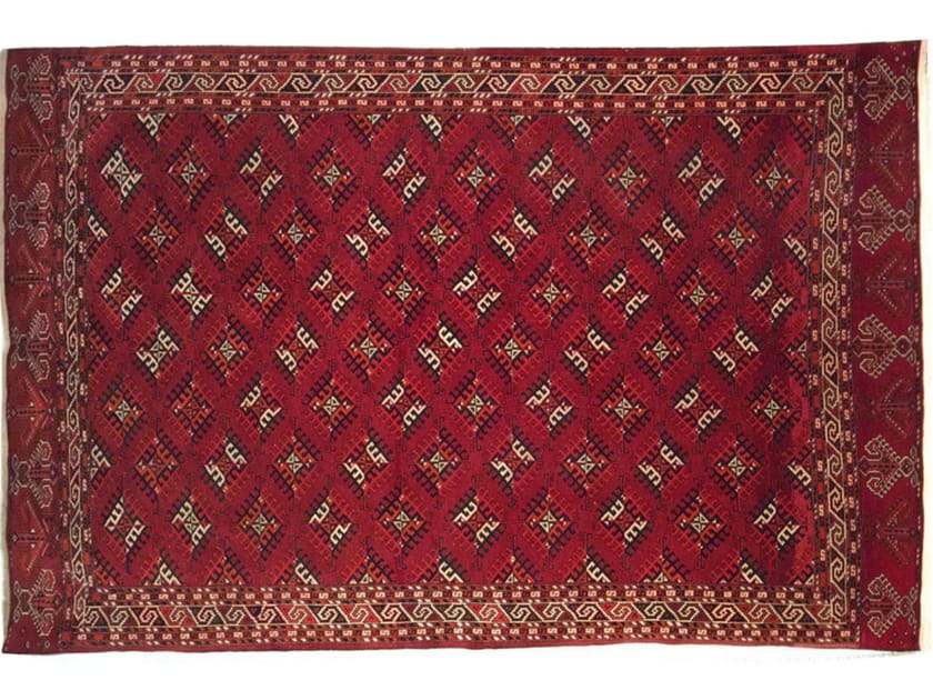 TRADITIONAL CARPETS Handmade rectangular rug By Arte di tappeti