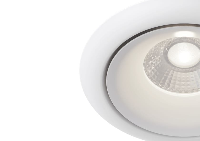 YIN | Spot LED Spot encastrable LED rond en aluminium enduit de poudre ...