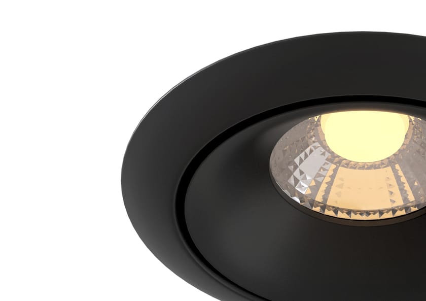 YIN | Spot LED Spot encastrable LED rond en aluminium enduit de poudre ...