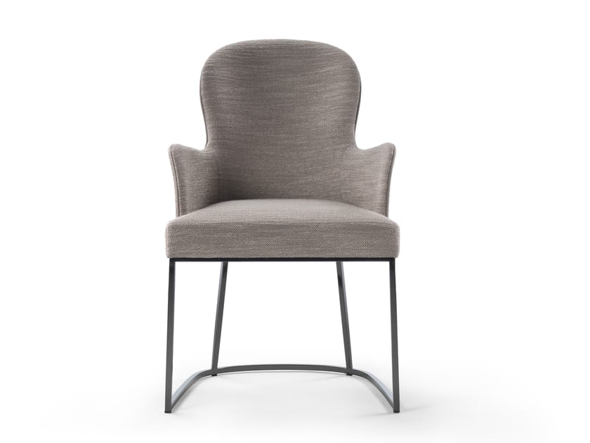 YOU | Easy chair with armrests By Mood by Flexform design Roberto Lazzeroni