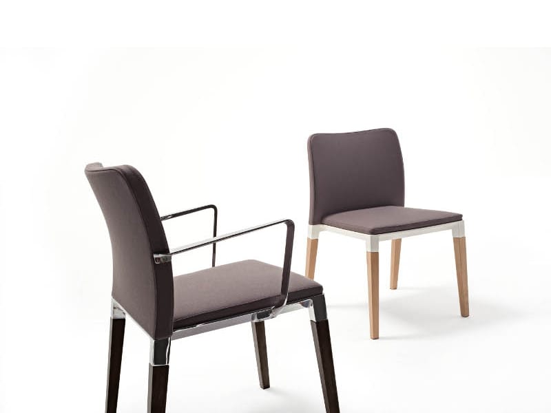 ZENITH | Chair with armrests Zenith Collection By Segis design Carlo Bimbi