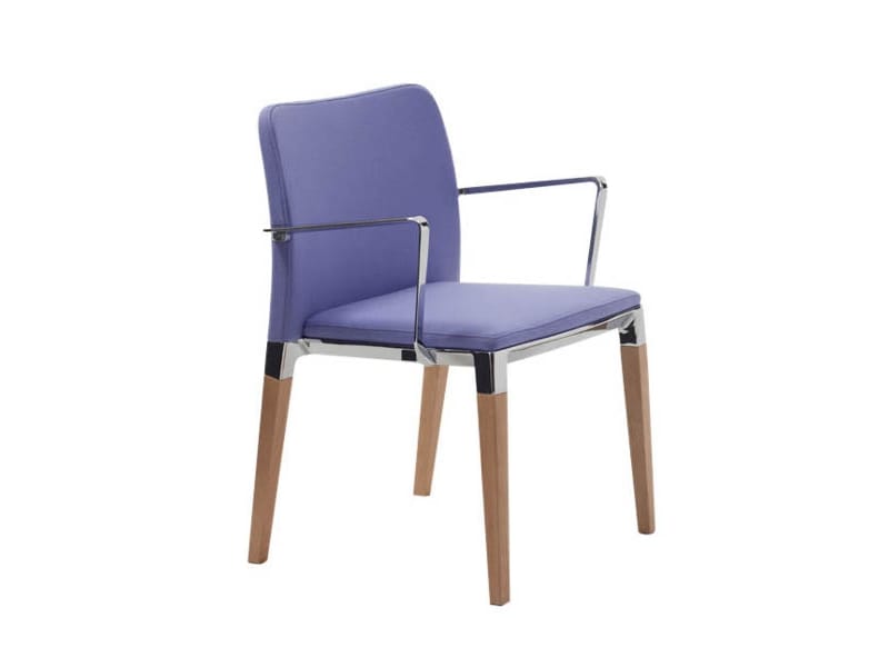 ZENITH | Chair with armrests Zenith Collection By Segis design Carlo Bimbi