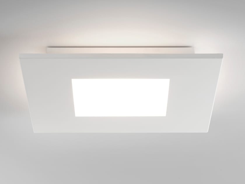 LED steel ceiling lamp ZERO SQUARE By Astro Lighting