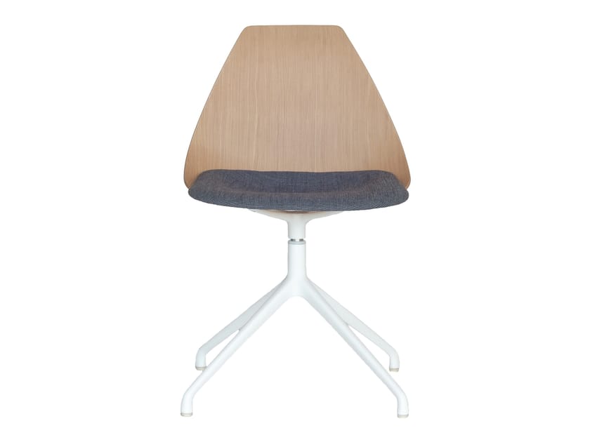 ZIBA Trestle-based plywood chair with integrated fabric cushion By Case ...