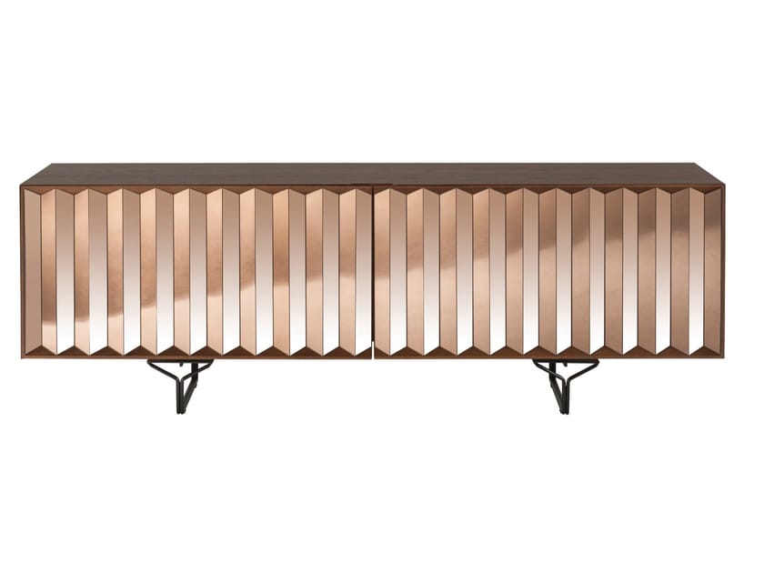 Daquacryl® sideboard with doors ZIG ZAG By Roche Bobois design Fabrice ...