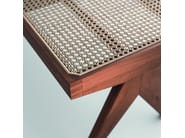 Solid wood and Vienna cane bench 057 CIVIL BENCH By Cassina