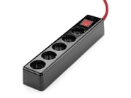 5-way switchable mobile multiple bakelite electrical outlet by THPG