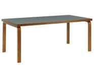 AALTO | Rectangular table By Artek design Alvar Aalto