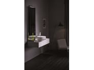 Lavabo soprapiano in acciaio vetrificato AB.KE400 - Alape