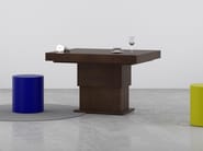 Height-adjustable extending wooden table AGIO By Piemy