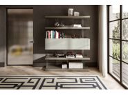 AIR | Bookcase with secretary desk By Lago