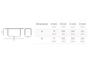 Extending rectangular glass dining table ALFRED By Midj