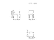 Chair ALINE By Mood by Flexform design Roberto Lazzeroni