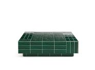 DENDI Square ceramic garden side table By AMPM