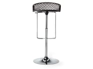 Swivel height-adjustable tanned leather stool ARETÈ AR22 By Busnelli ...