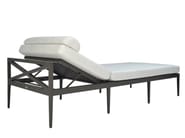 AZIMUTH CROSS | Sun lounger Powder coated aluminium sun lounger By ...
