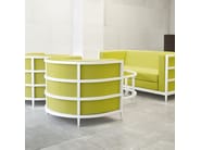 AZIMUTH LINEAR CLUB | Sofa 2 seater powder coated aluminium sofa By ...