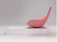 Swivel fabric easy chair BABLED By Offecct design Emmanuel Babled