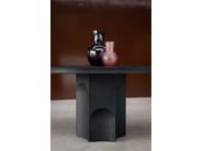 GRACE Round solid wood table By Baxter | design Christophe Delcourt