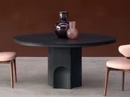 GRACE Round solid wood table By Baxter | design Christophe Delcourt