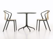 BELLEVILLE CHAIR Stackable wooden chair with armrests By Vitra | design ...