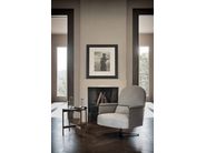 BEYL Swivel fabric armchair with 4-spoke base with armrests By Ditre ...