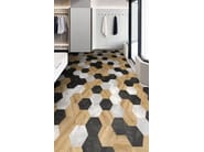 STUDIO MOODS - BIG HEXAGON LVT flooring By IVC Commercial