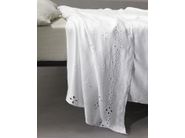 Embroidered linen bed sheet BIJOU By Society Limonta