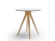 Round HPL table BILLY By Quinti Sedute