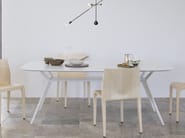 BIPLANE 200X105 / 40D Rectangular MDF table By Alias | design Alberto Meda