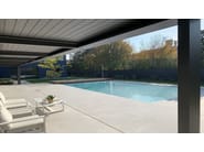 BLADE 180 | Wall-mounted pergola Wall-mounted aluminium pergola with ...