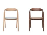 Upholstered solid wood chair with armrests BLED By Woak design Zoran ...