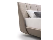 BLUES Upholstered double bed with upholstered headboard By Turri ...