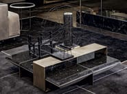 BROK Low Nero Marquina marble coffee table By Shake
