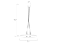 LED acrylic pendant lamp BUTTON 90 Button Collection By ANDlight design ...