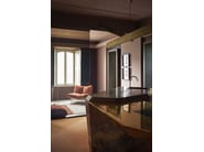 PILLOW Leather armchair By Baxter