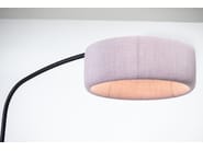 BuzziJet Standing LED acoustic office recycled PET arc lamp By BuzziSpace