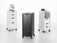 CADDY Powder coated steel Trolley By Vitra | design Christoph Ingenhoven