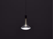 LED glass and metal pendant lamp CATHODE By DAVIDE GROPPI design Omar ...