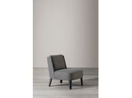Upholstered fabric armchair CECILE By Meridiani