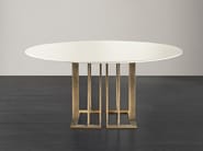 CHARLIE | Round table Wooden dining table By Meridiani | design Andrea ...