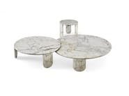 CLEMO Round marble coffee table By Gallotti&Radice | design Massimo ...