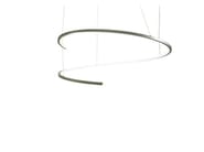 COIL LED aluminium pendant lamp By Roche Bobois | design Carlo Zerbaro
