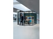 COLLABORATIVE ROOM Acoustic fabric office booth By ESTEL GROUP | design Metrica